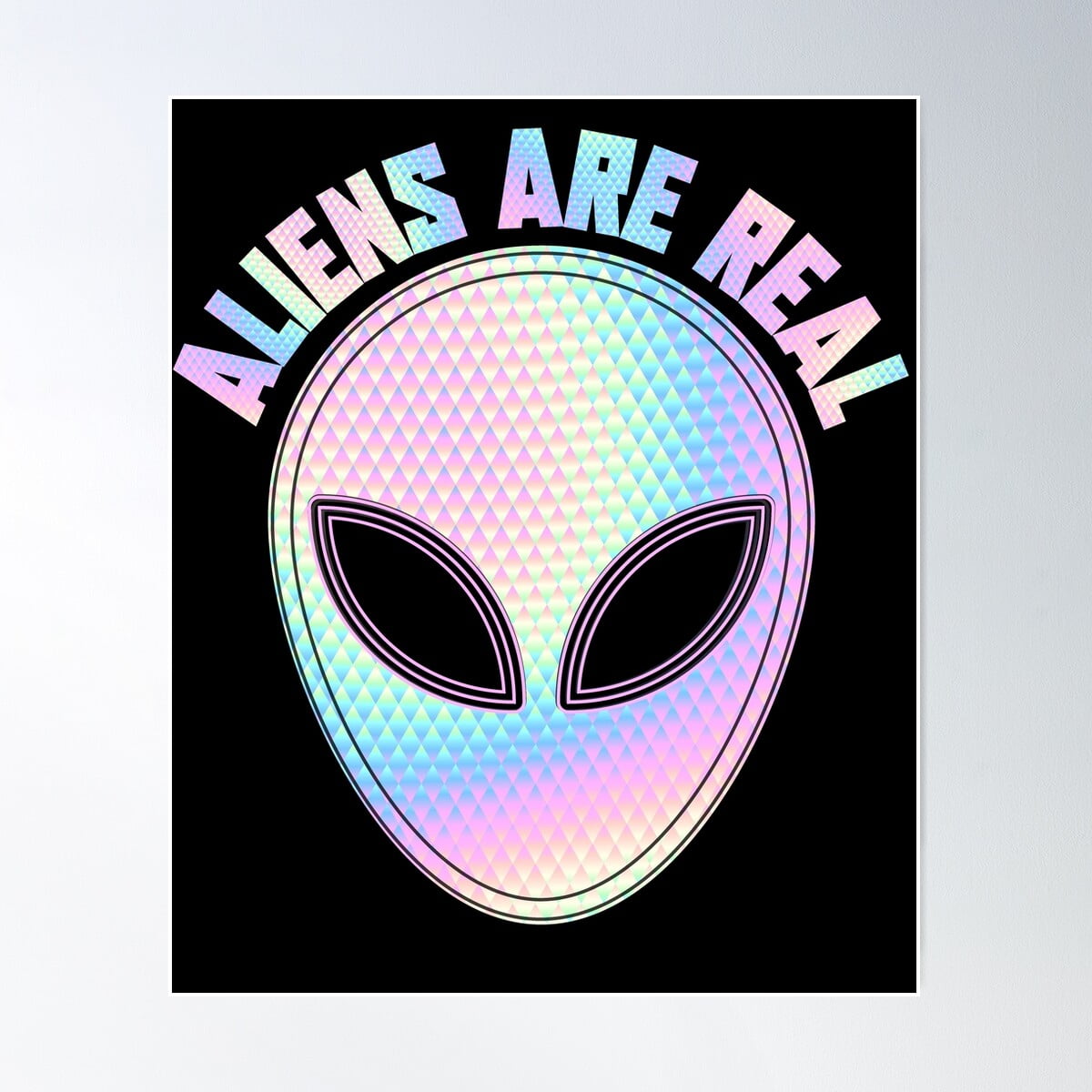Aliens Are Real Poster Wall Art, Modern Wall Decor For Living Room ...