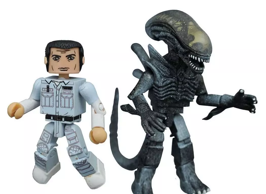 Aliens Ash & Frozen Xenomorph 2-Pack Series 3 Minimates - Walmart.com