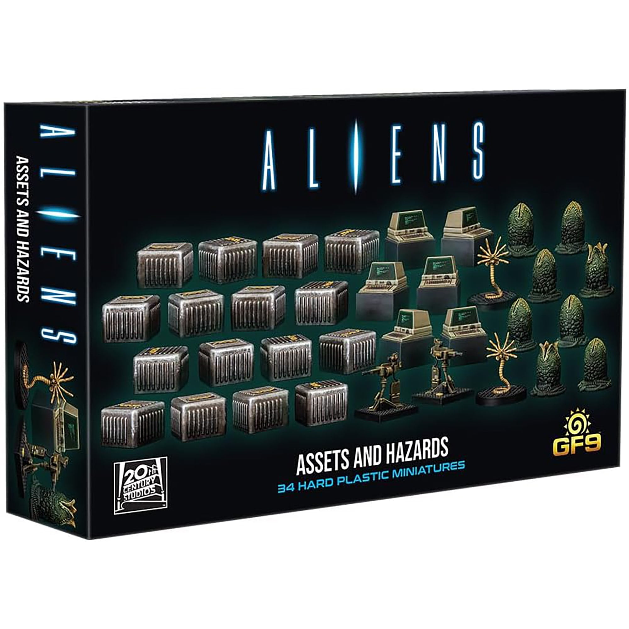 Gale Force Nine Aliens RPG Unpainted Miniatures, 34 Plastic Figures ...