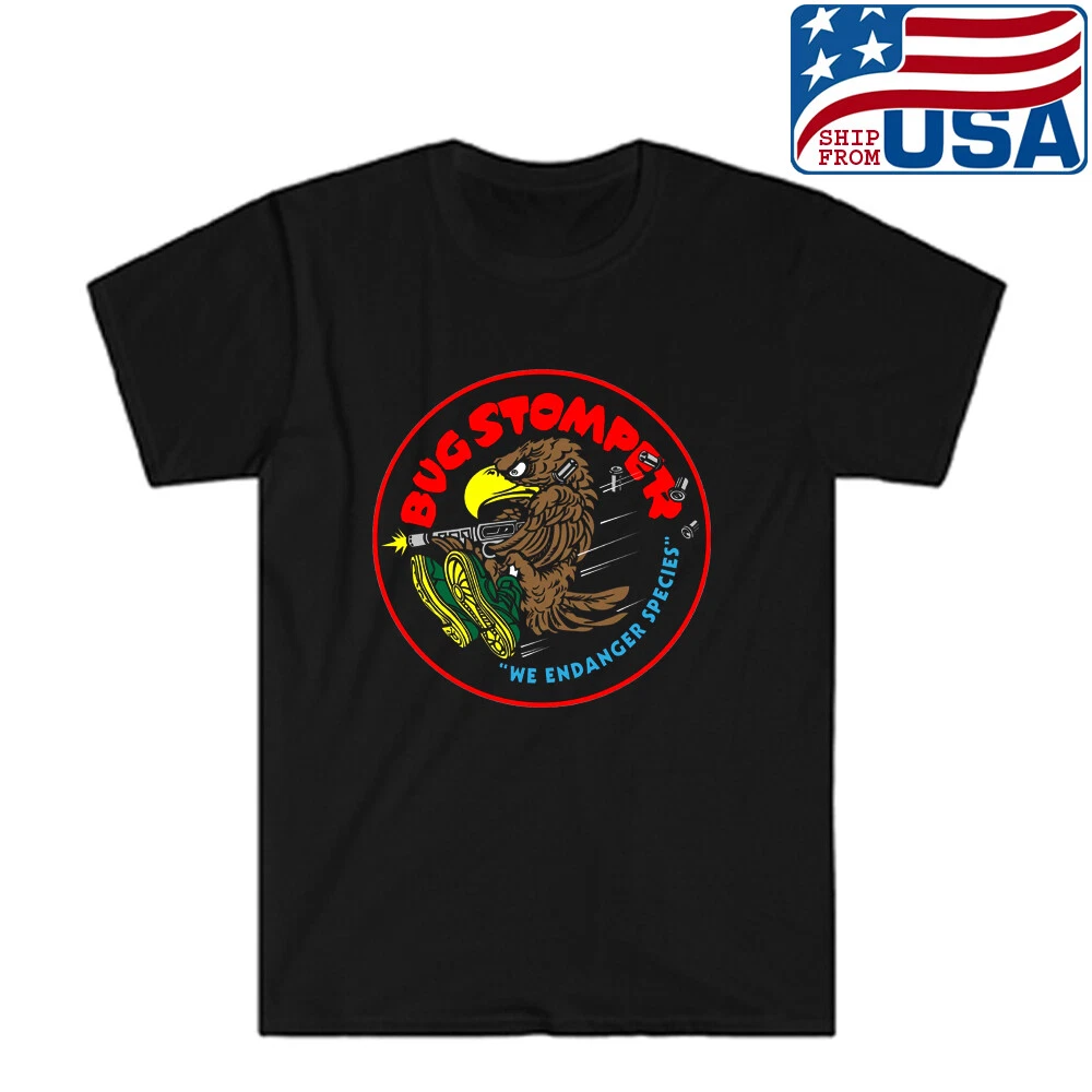 Aliens Bug Stomper We Endanger Species Men's Black Size S to 5XL ...