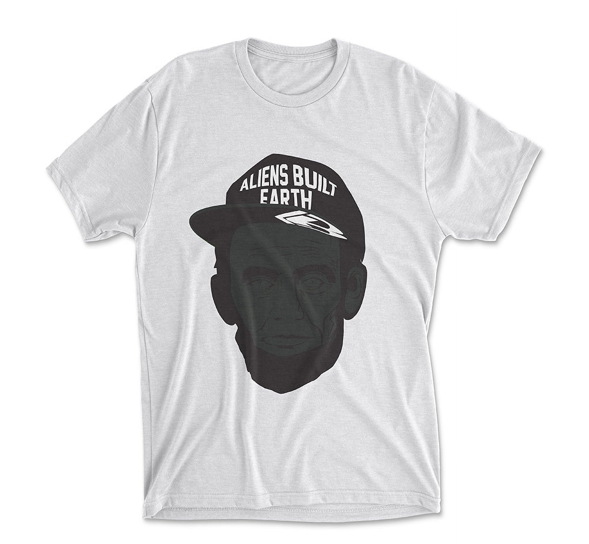 Aliens Built Earth Tee | Black-WHT - Walmart.com