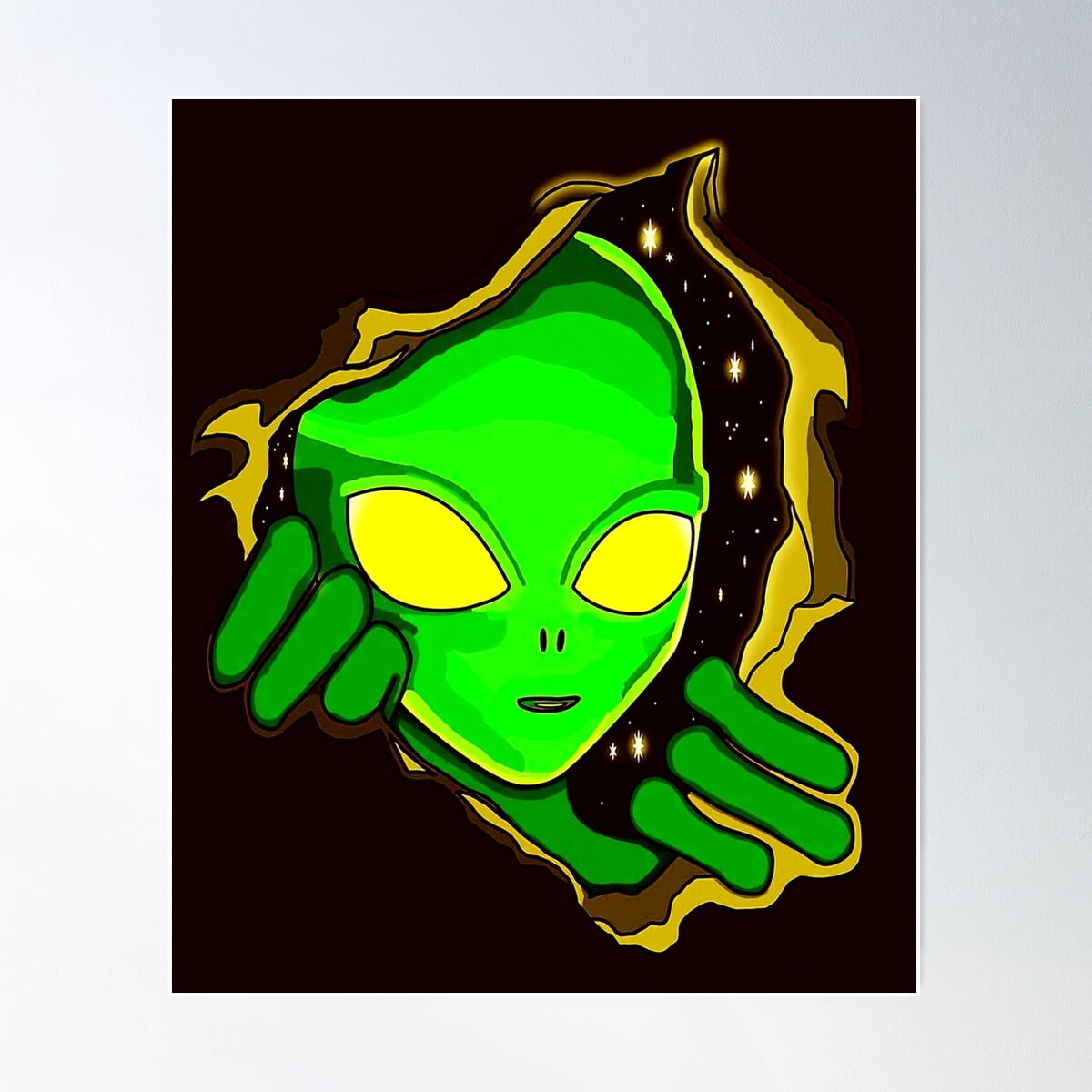 Aliens Community Poster Wall Art Modern Wall Decor For Living Room ...