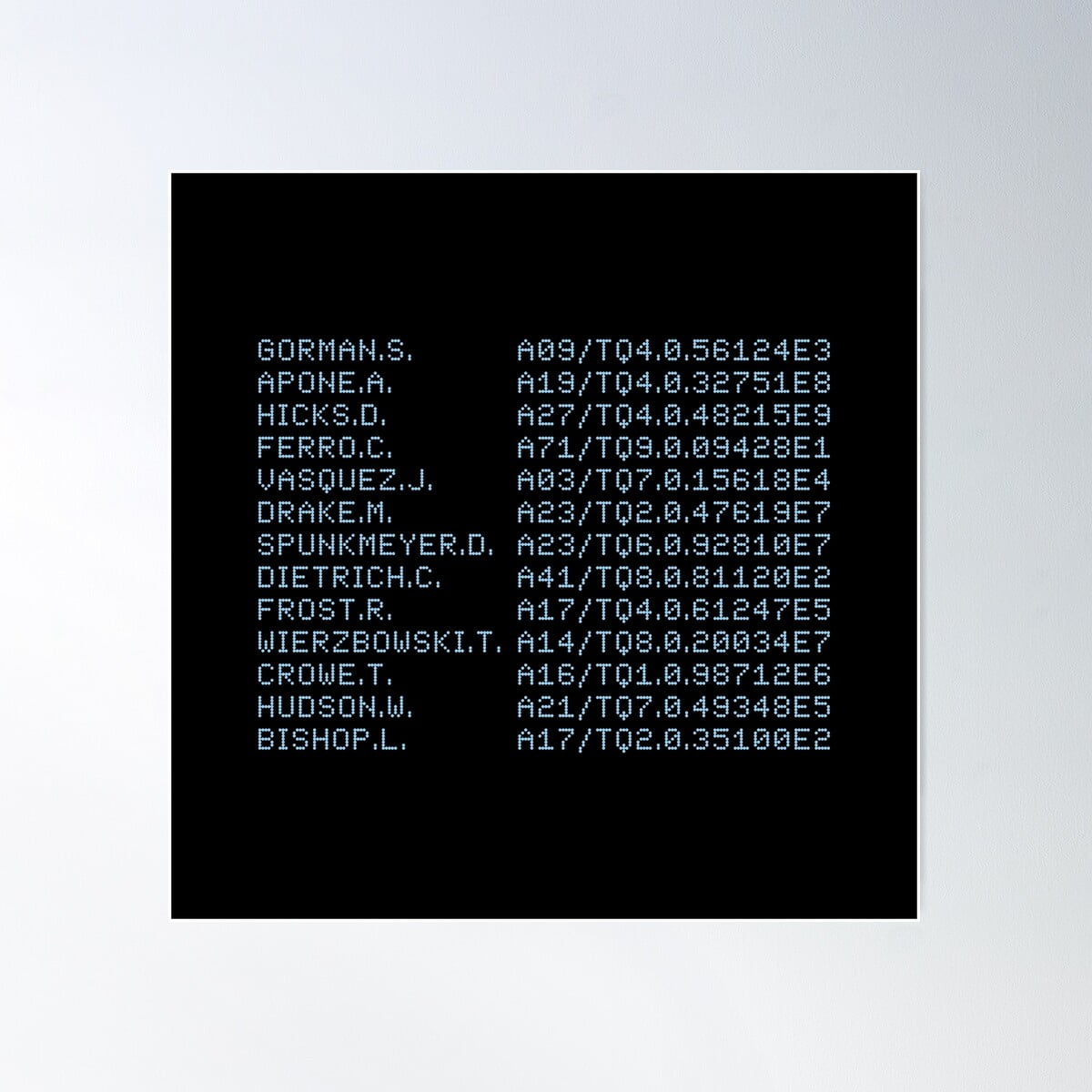 Aliens - Crew Of The Uss Sulaco Poster Wall Art, Modern Wall Decor For ...