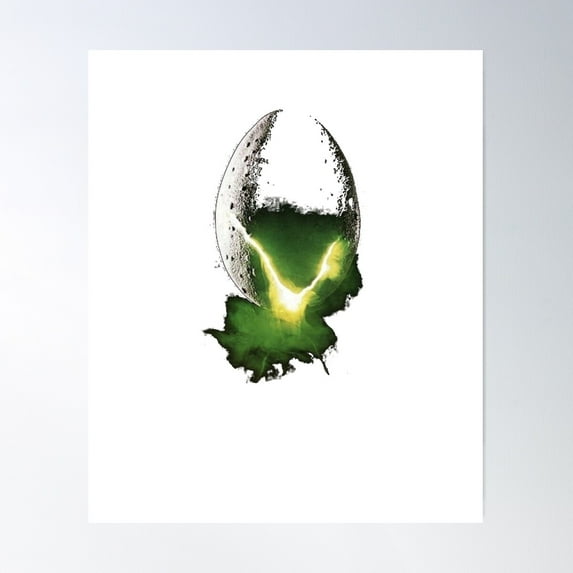 Aliens Egg Poster Wall Art, Modern Wall Decor For Living Room Bedroom ...