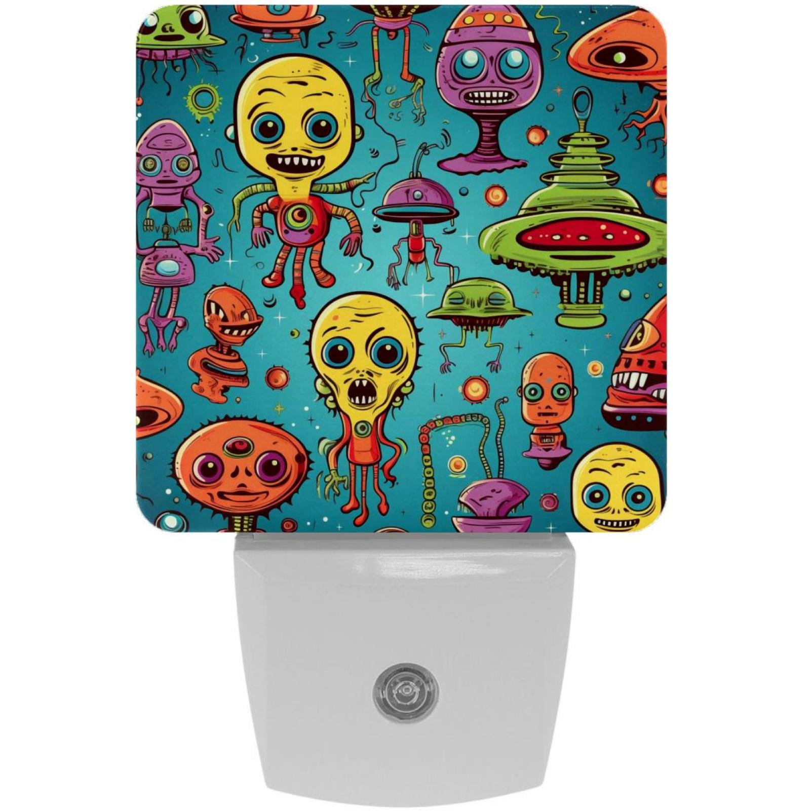 Aliens Enhance Your Space with LED Square Night Lights - Versatile ...