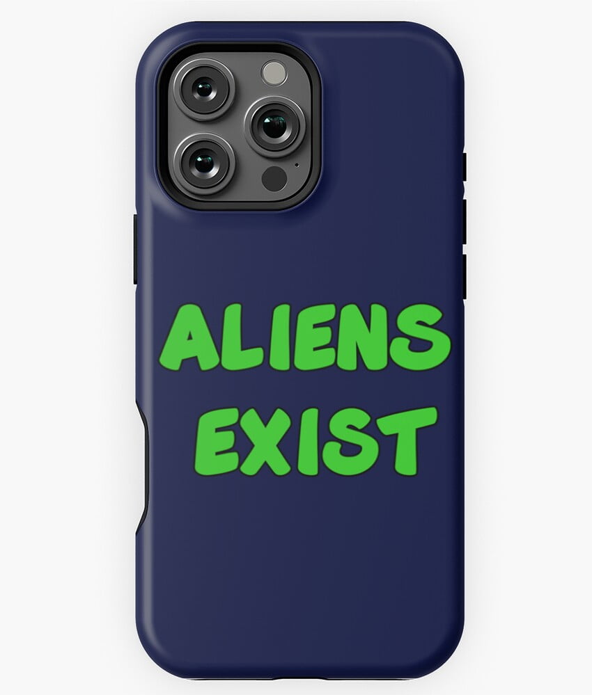 Aliens Exist Funny UFO Believer M2063 Phone Case for iPhone 17 16 15 14 ...