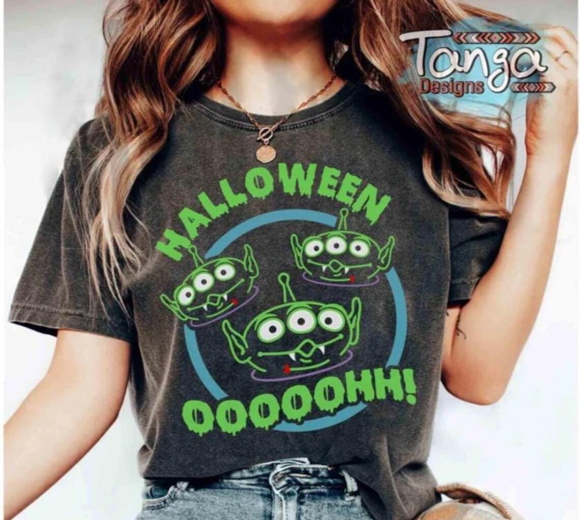 Aliens Green Vampire Halloween Shirts, Disney Pixar Toy Story Tee ...