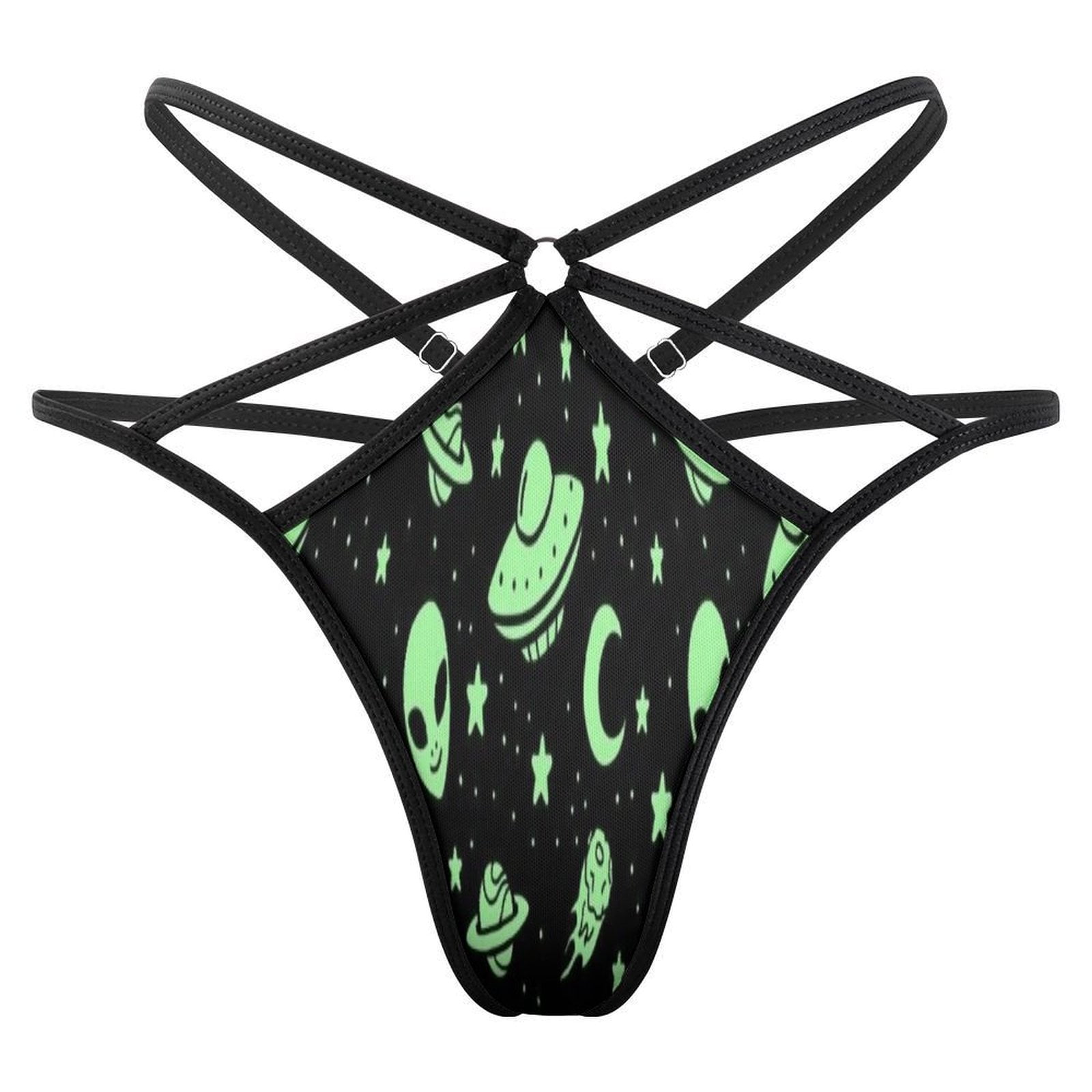 Aliens Hands UFO Space Open Type Women's Panties Crotch Opening G ...