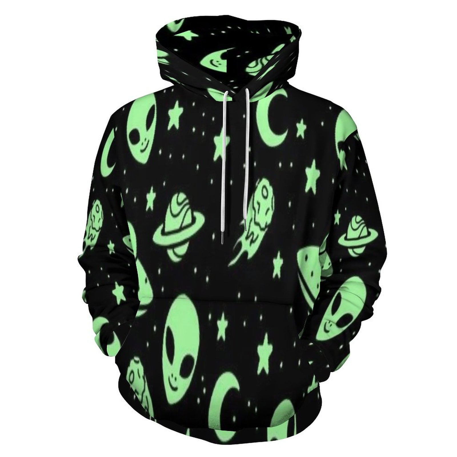 Aliens Hands UFO Space Oversized Hoodies for Women Pullover Womens ...