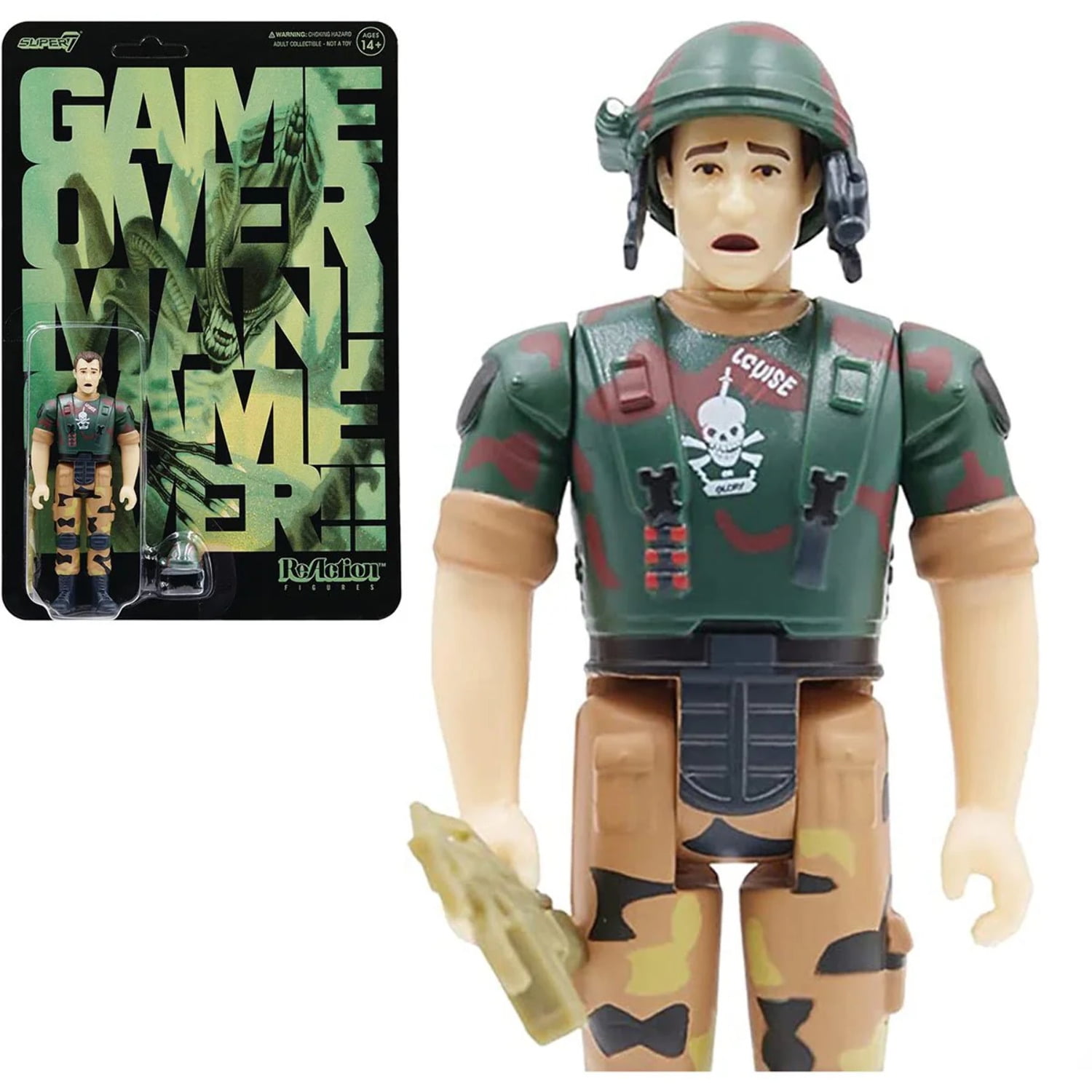 Aliens Game Over Man Hudson 3 3/4-Inch ReAction Figure - Walmart.com
