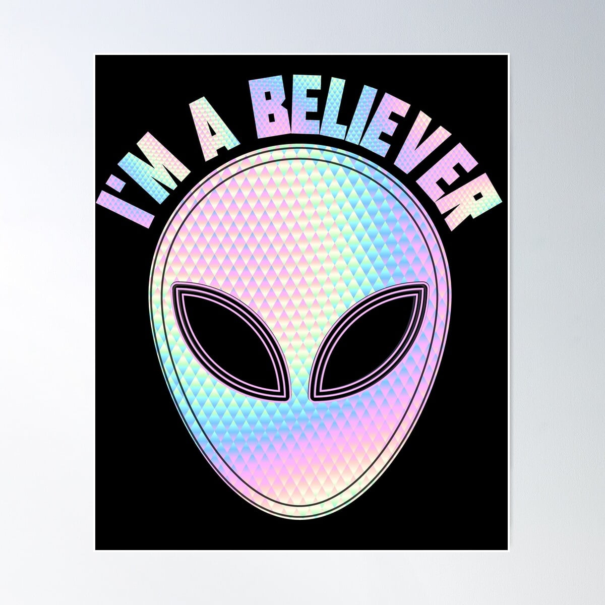 Aliens - I'M A Believer Poster Wall Art, Modern Wall Decor For Living Room Bedroom, 24x36 ...