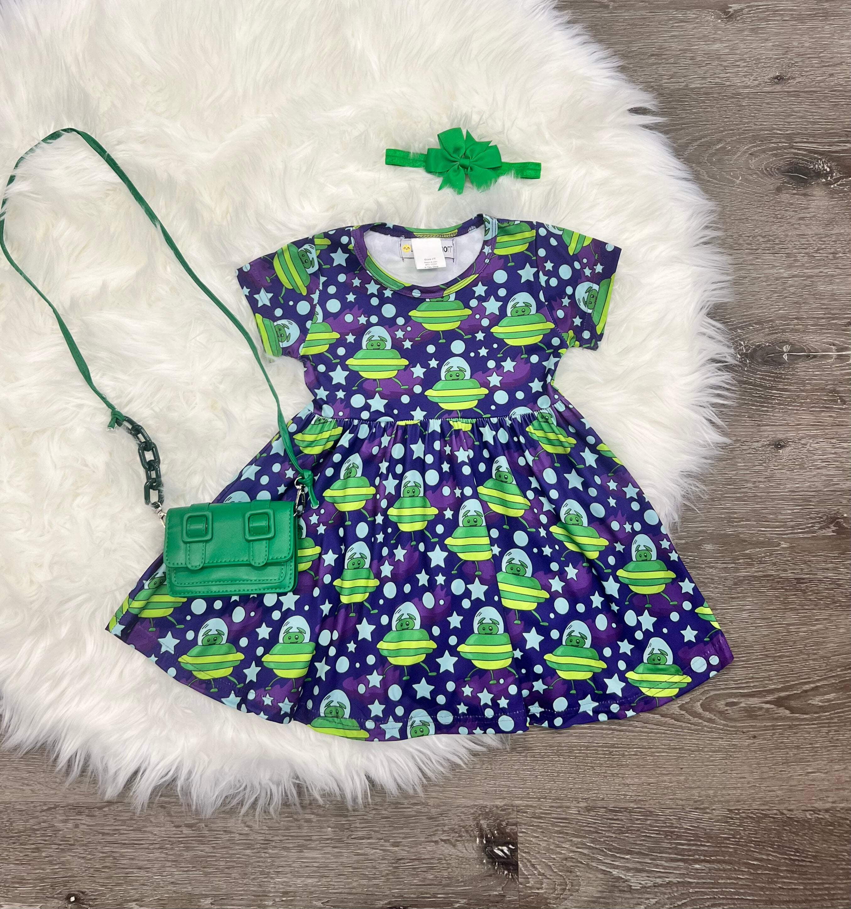 Aliens In Space Dress - Walmart.com