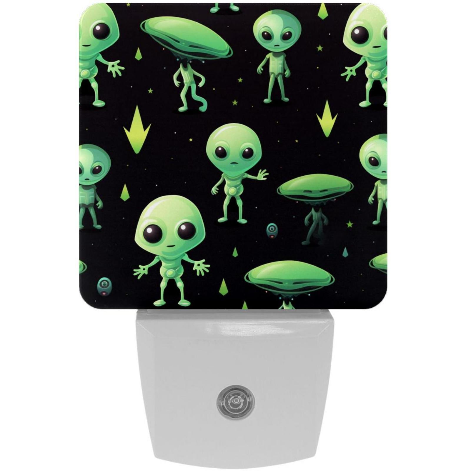 Aliens LED Square Night Light - Energy Efficient Plug-in Nightlight ...