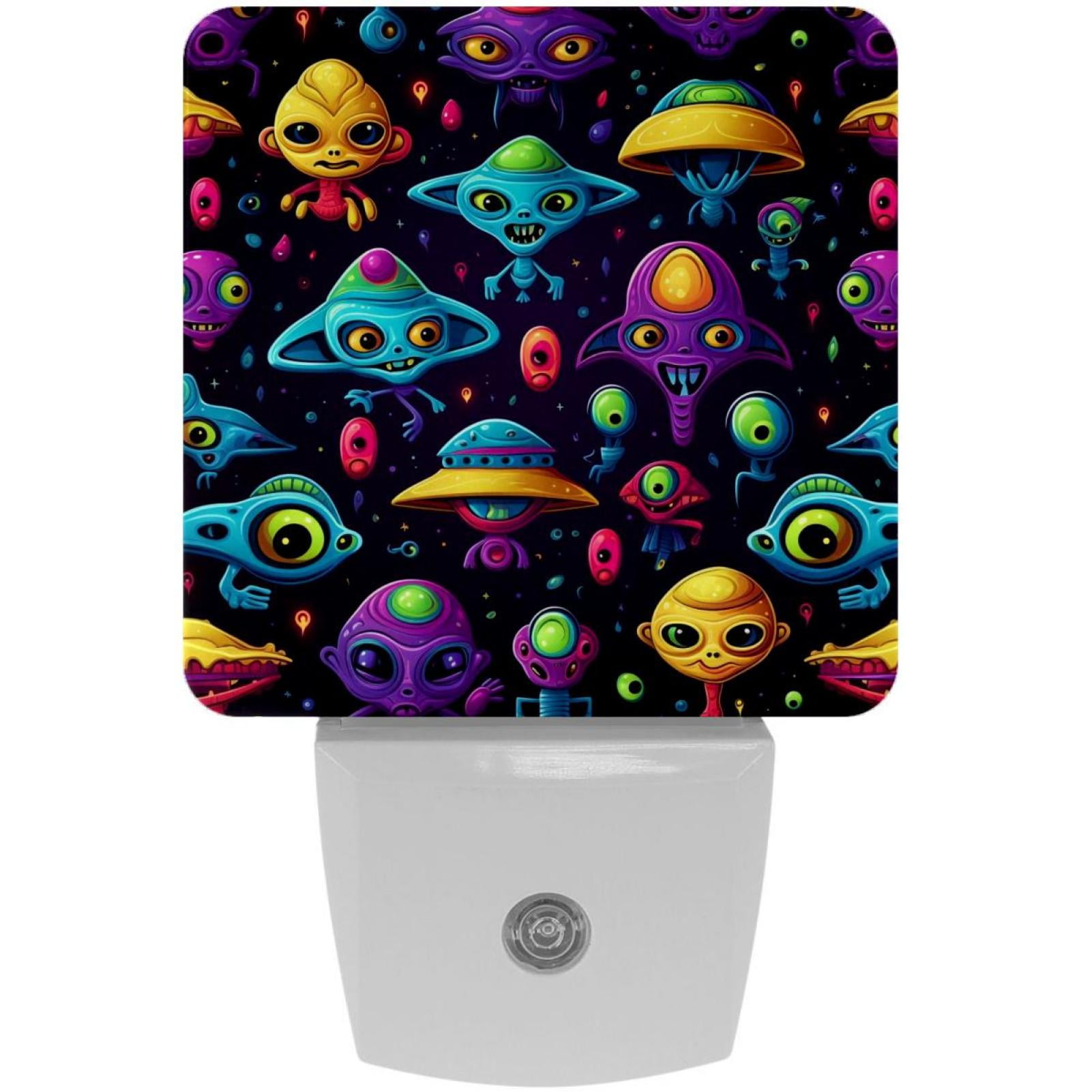 Aliens LED Square Night Light - Energy Efficient and Stylish ...