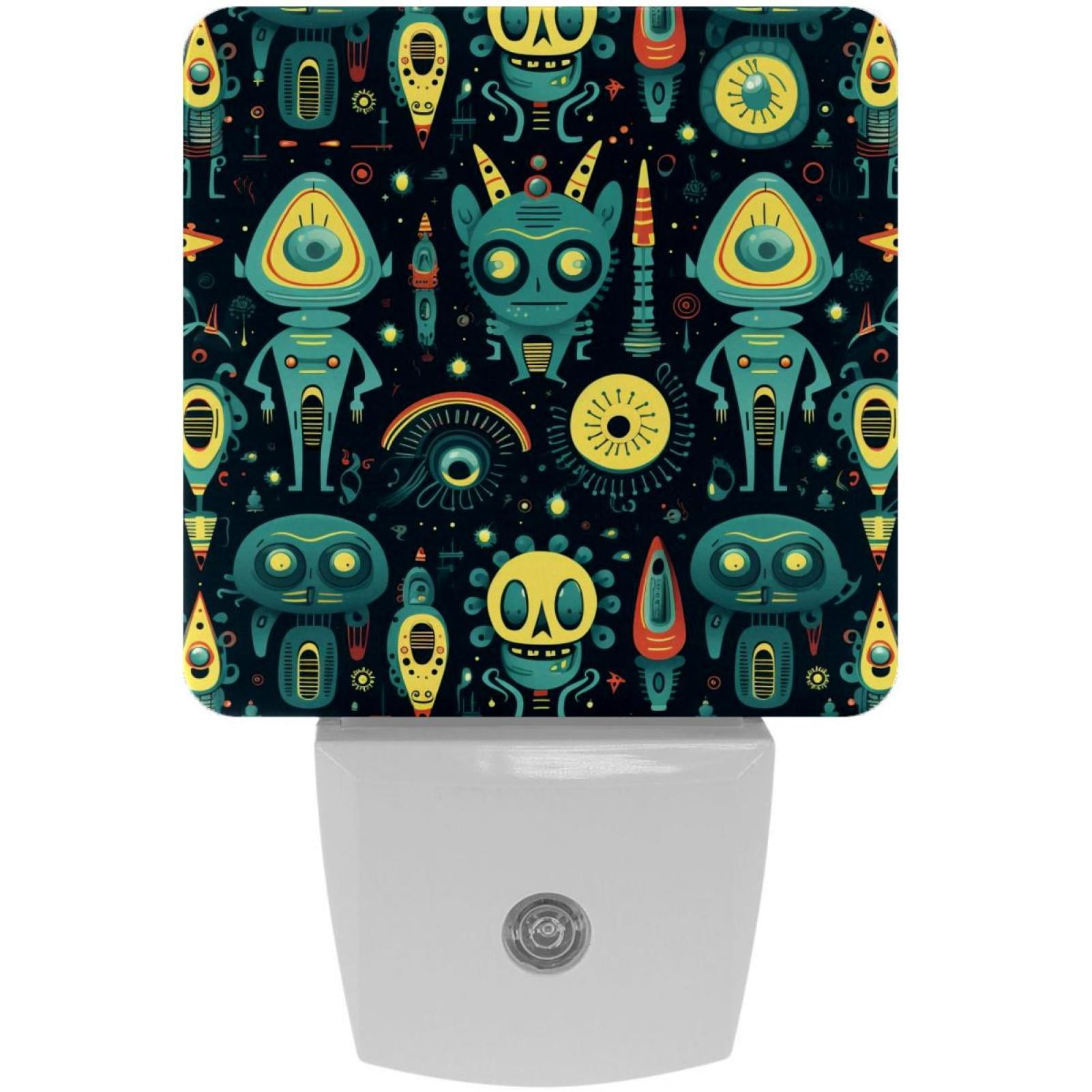 Aliens LED Square Night Lights: Compact and Energy-Efficient ...