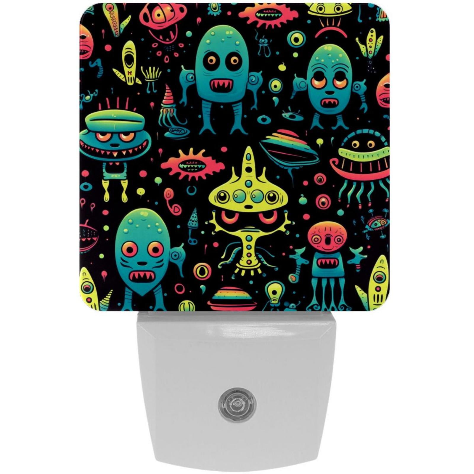 Aliens LED Square Night Lights - Energy Efficient and Sleek Design ...