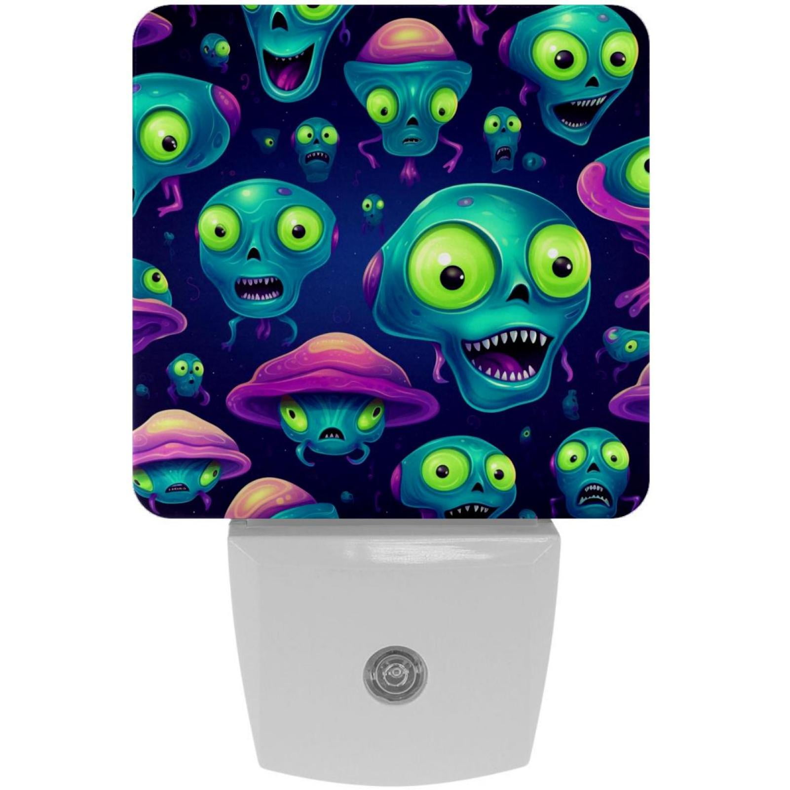 Aliens LED Square Night Lights - Energy Efficient and Sleek Design ...