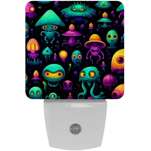Aliens LED Square Night Lights- Energy Efficient and Stylish ...