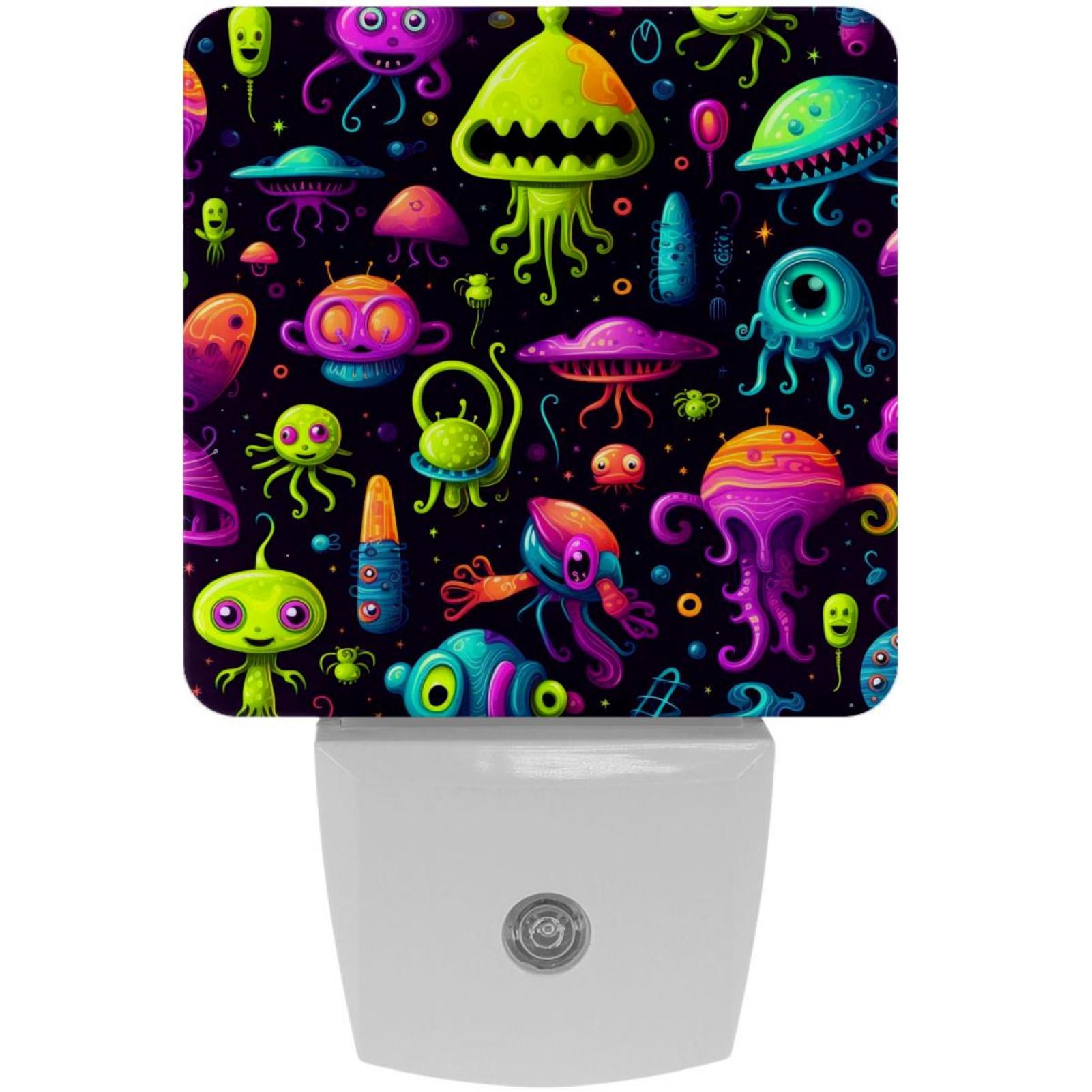 Aliens LED Square Night Lights: Innovative Illumination for a Relaxing ...
