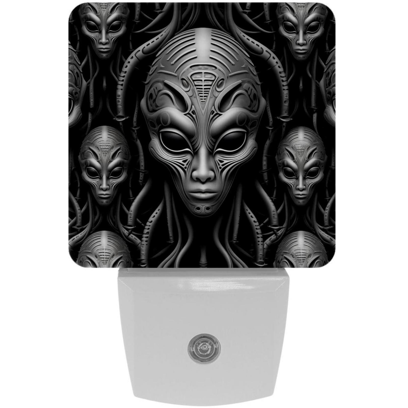 Aliens LED Square Night Lights - Modern Design, Soft Glow, Energy ...