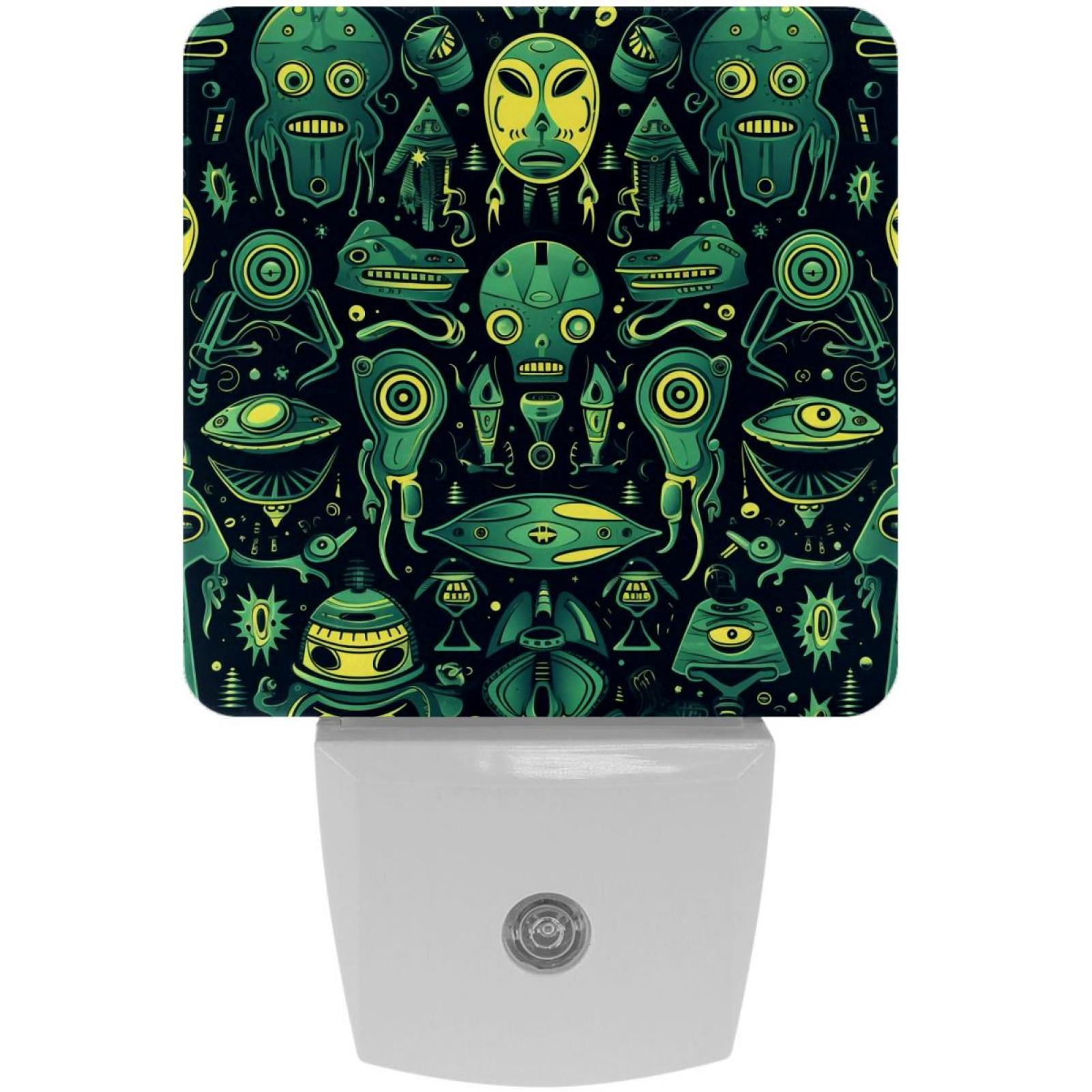 Aliens LED Square Night Lights - Small and Bright Illumination for Your ...