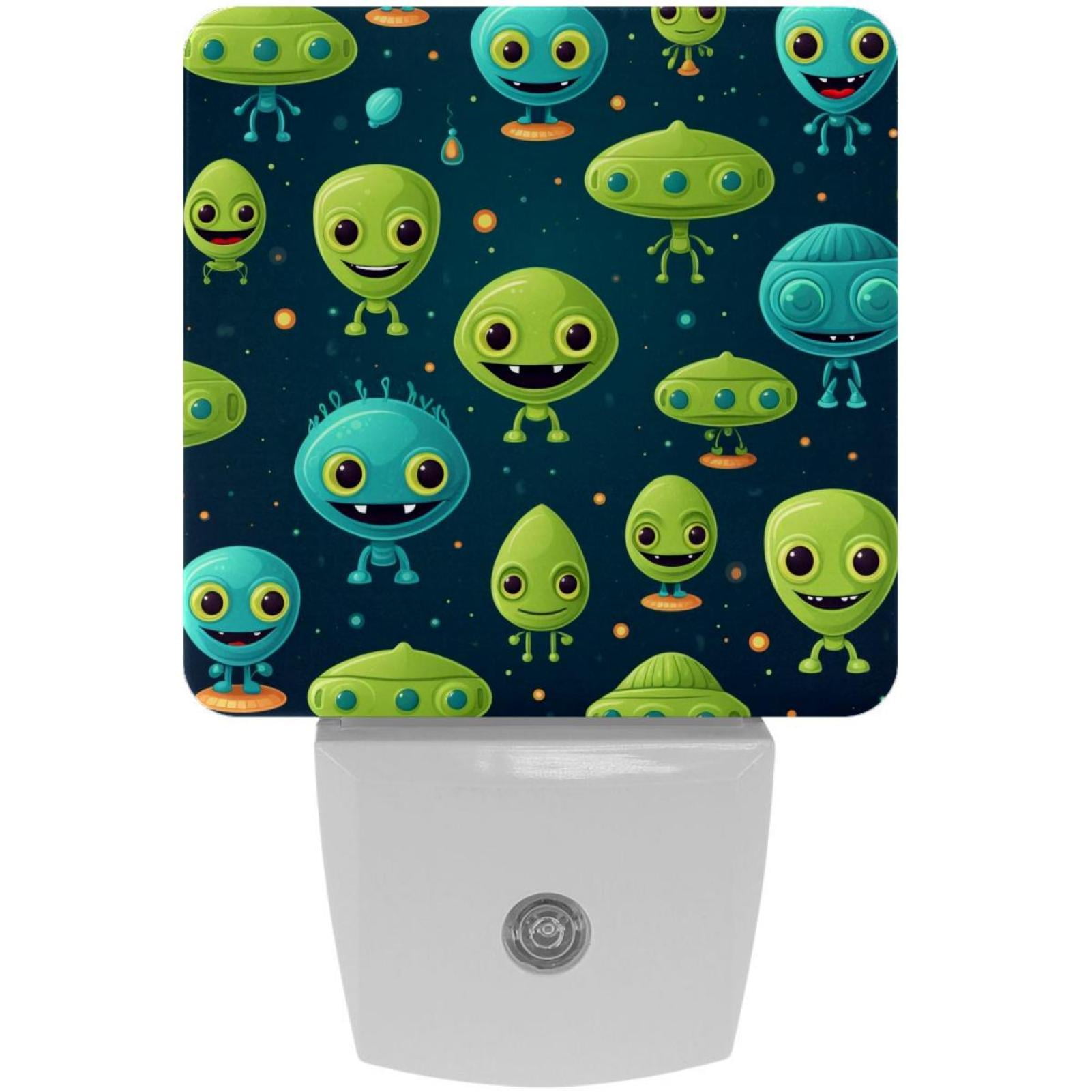 Aliens LED Square Night Lights - Small and Bright Illumination for Your ...