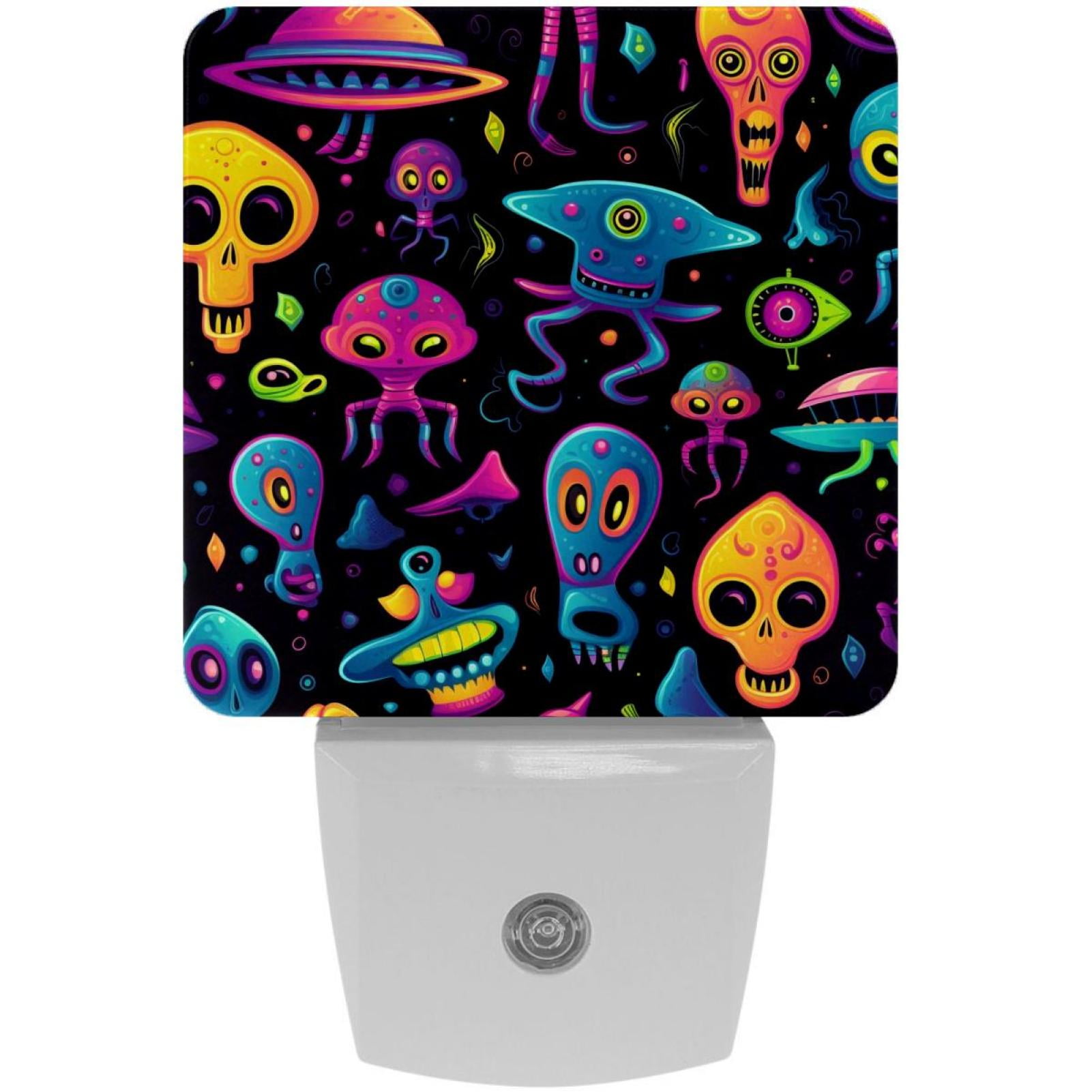 Aliens LED Square Night Lights - Small and Bright Illumination for Your ...