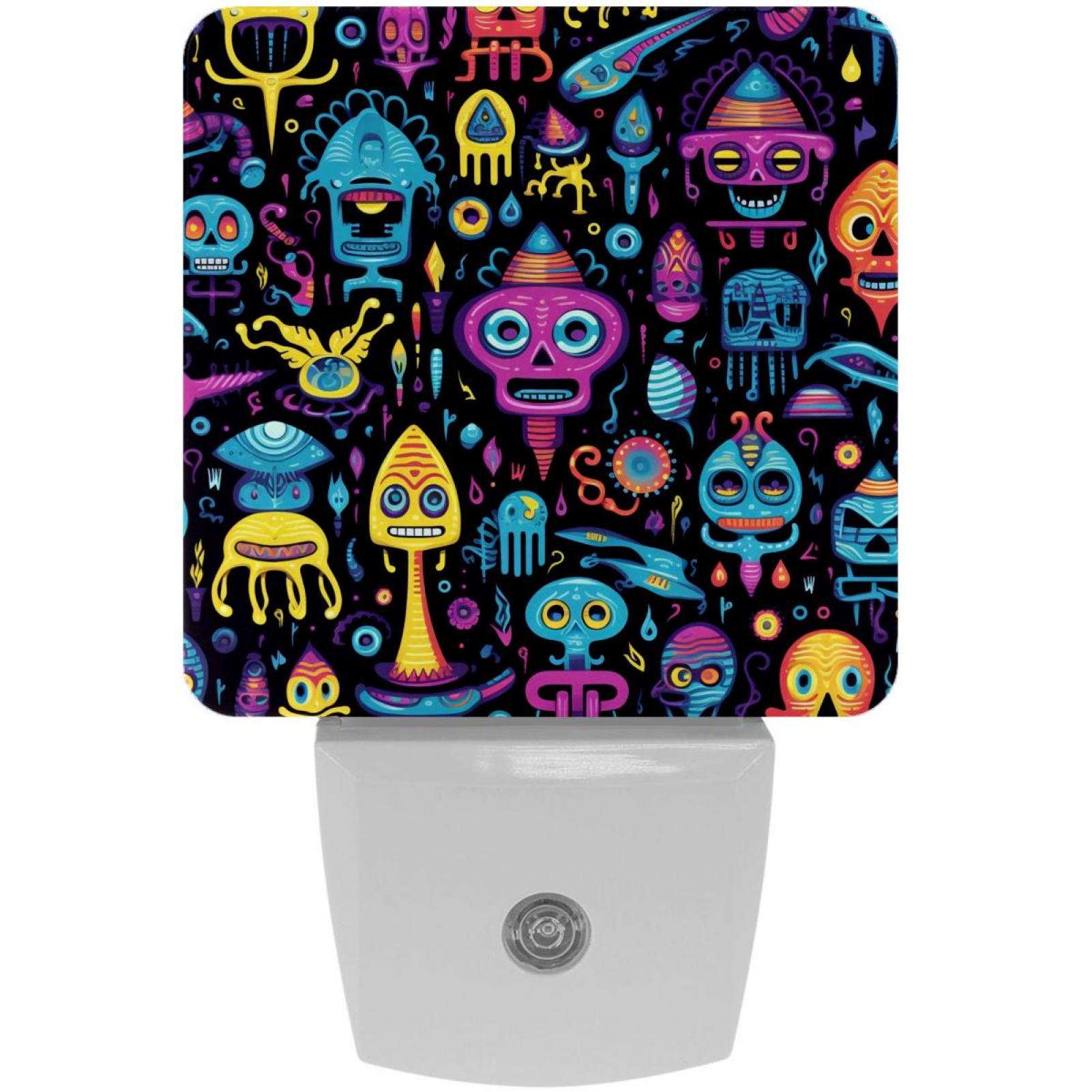 Aliens LED Square Night Lights - Stylish and Energy-Efficient ...