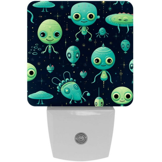 Aliens LED Square Night Lights - Stylish and Energy-Efficient Lighting ...