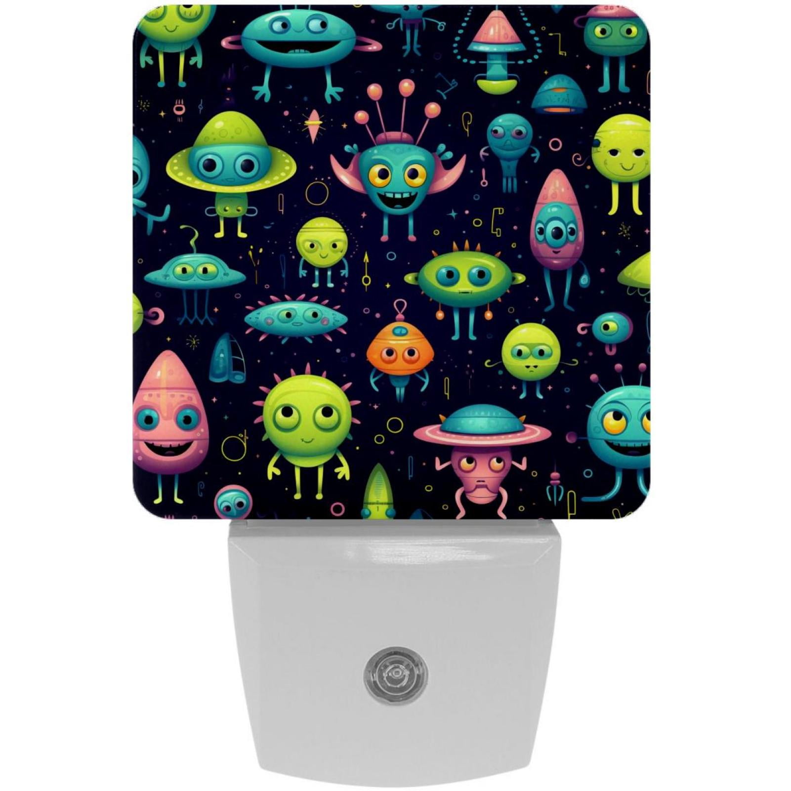 Aliens LED Square Night Lights for a Bright and Stylish Ambiance ...
