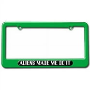 Aliens Inside, Sci-Fi License Plate Tag Frame, Multiple Colors ...