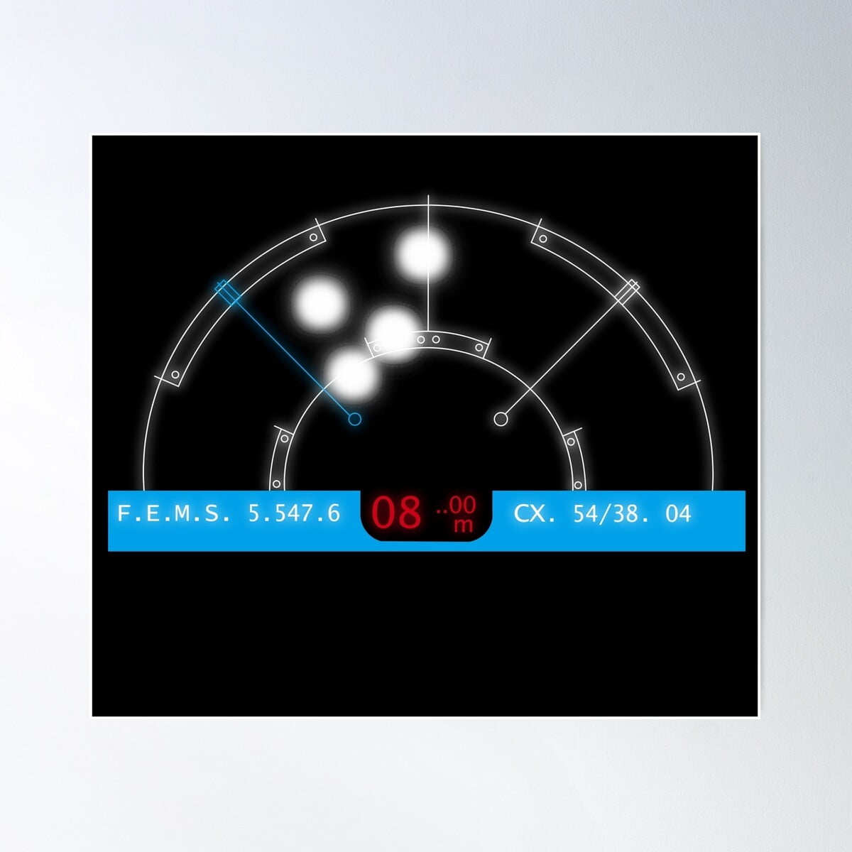 Aliens Motion Tracker Poster Wall Art, Modern Wall Decor For Living ...