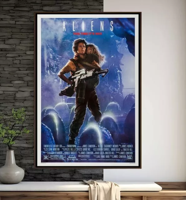 Aliens Movie Poster, High Quality Print, Movie Art, Wall Decor, Film ...