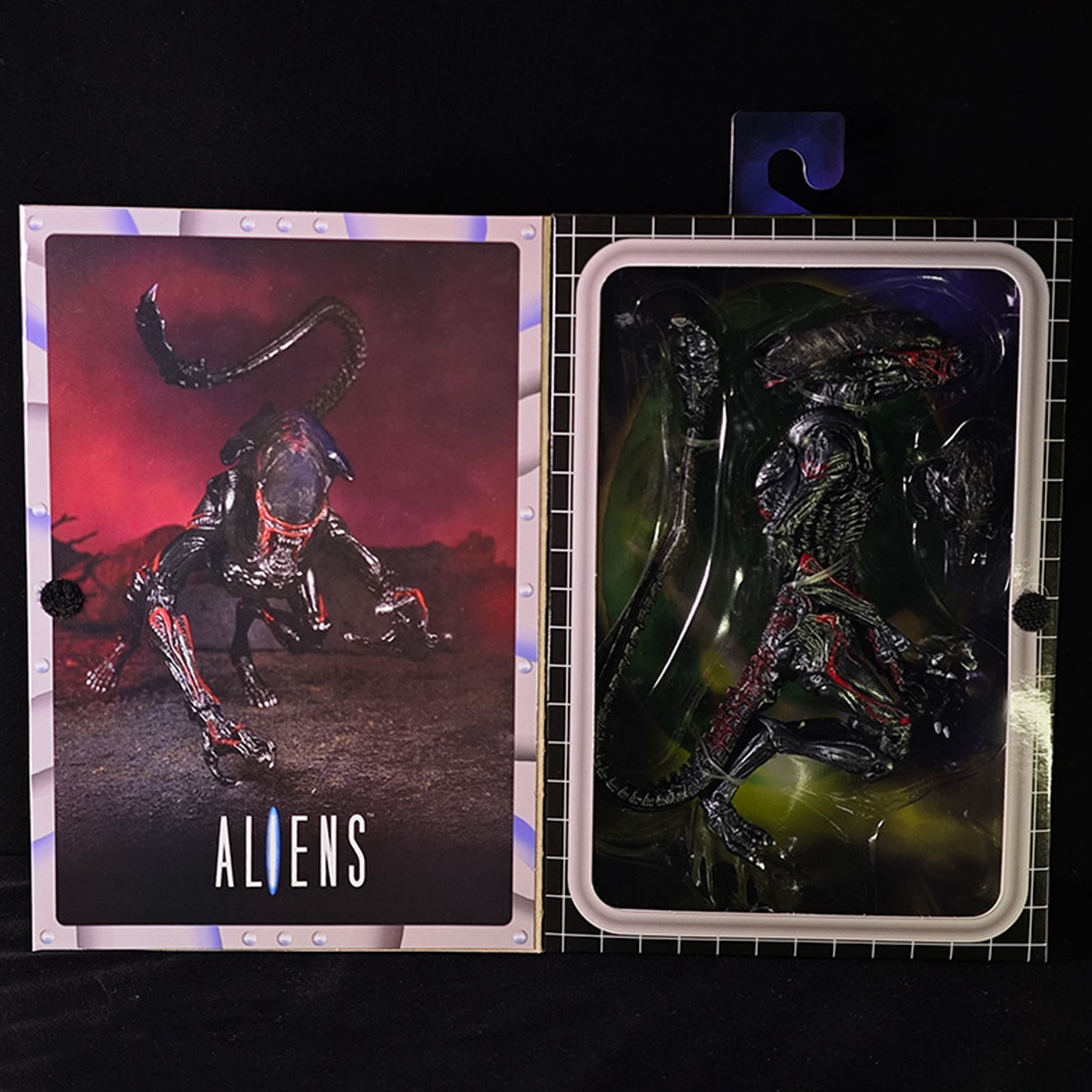 Aliens: NIGHT COUGAR ALIEN & PANTHER ALIEN With Parasites Figures, 7 ...