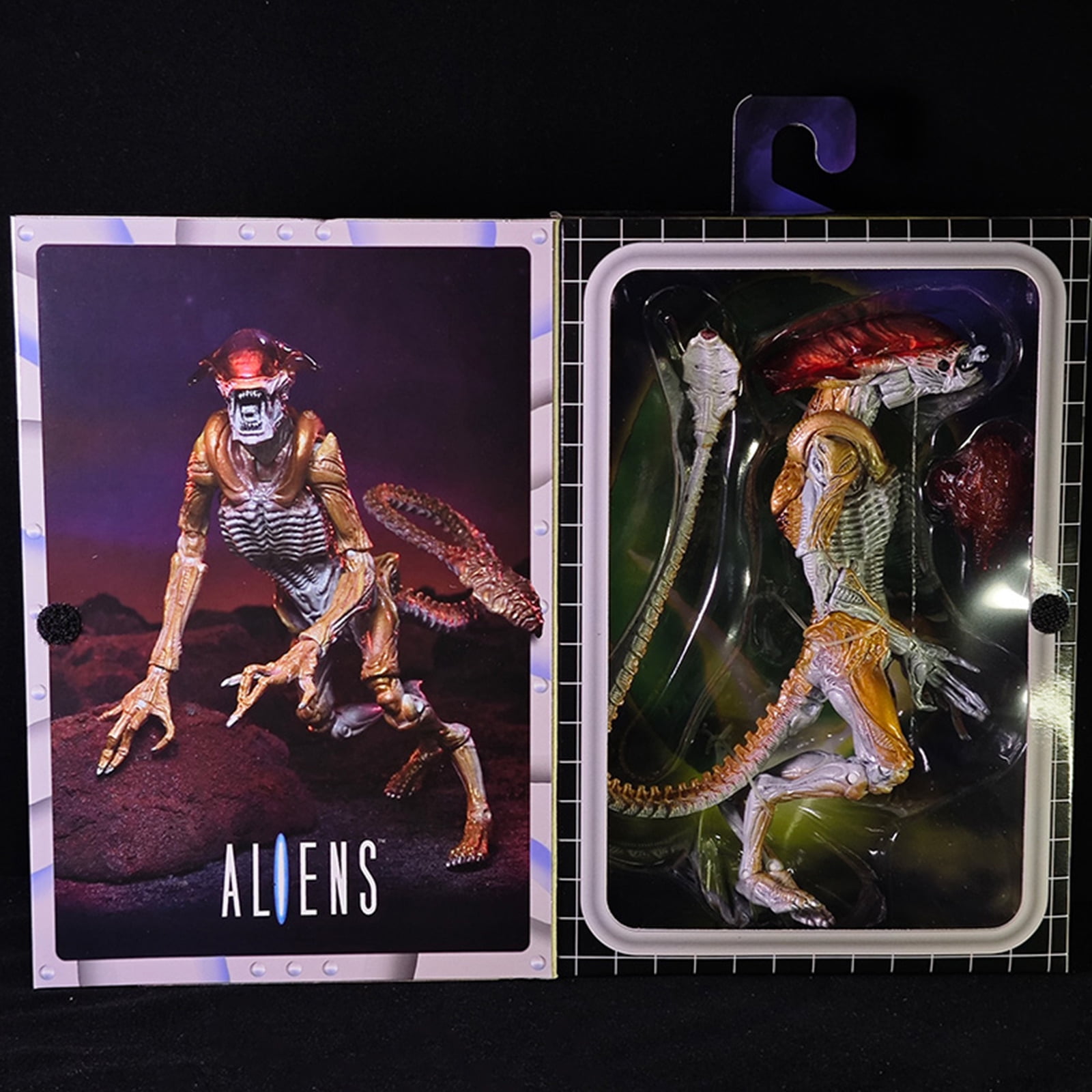 Aliens: NIGHT COUGAR ALIEN & PANTHER ALIEN With Parasites Figures, 7 ...