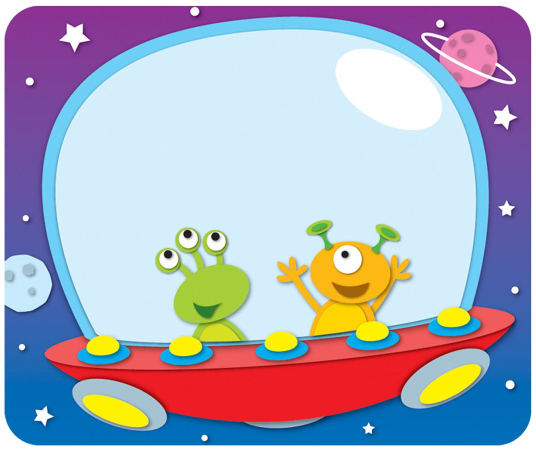 Aliens Name Tags (Stickers) - Walmart.com