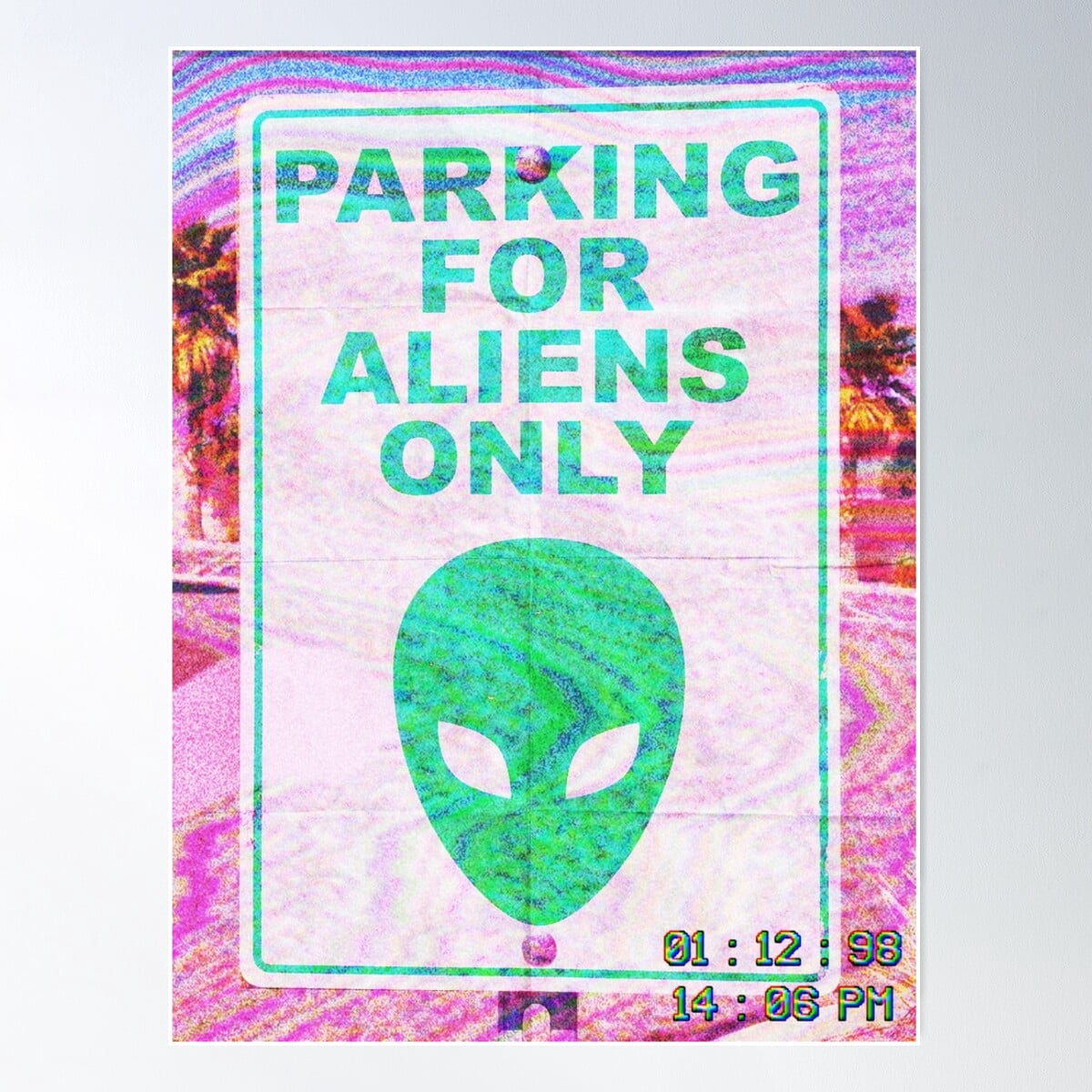 Aliens Only Poster Wall Art, Modern Wall Decor For Living Room Bedroom ...