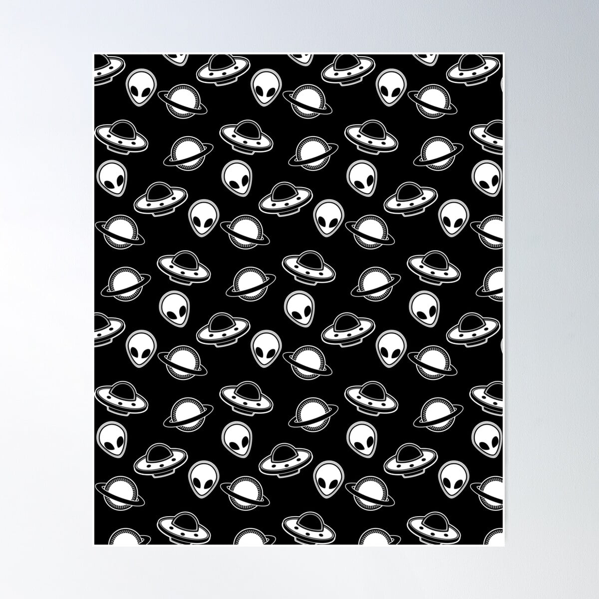 Aliens! Poster Wall Art, Modern Wall Decor For Living Room Bedroom ...