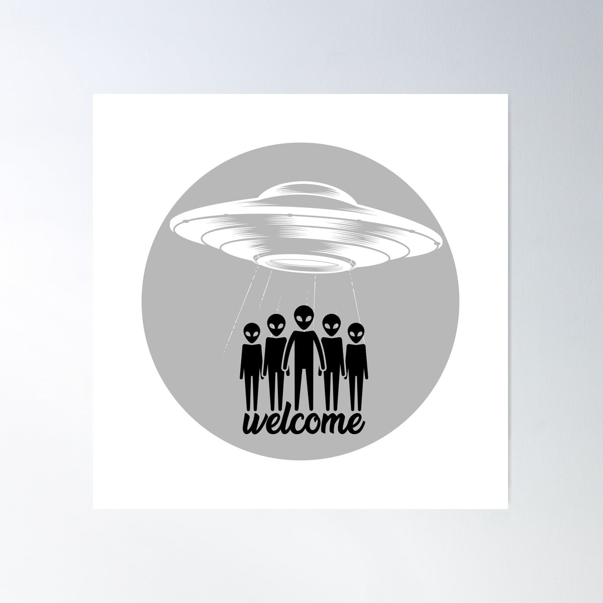 Aliens Poster Wall Art, Modern Wall Decor For Living Room Bedroom ...