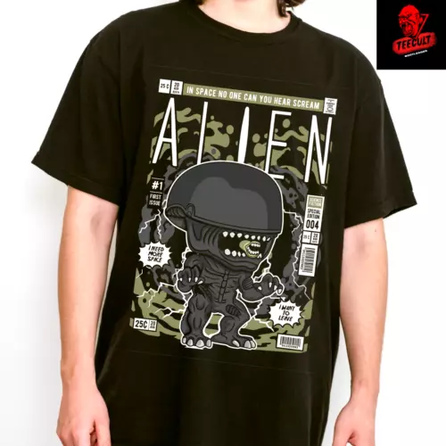 Aliens | Scifi Horror Movie Character Comic Tee Unisex Tshirt Hot ...