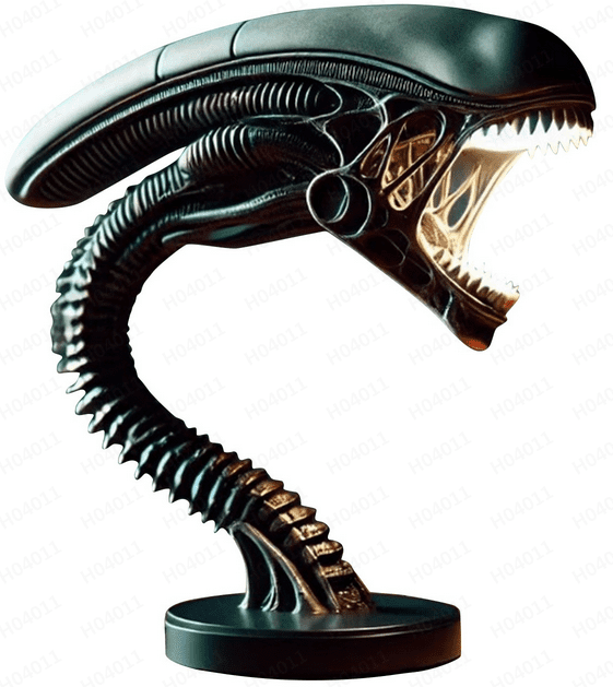 Aliens Table Lamp Aliens Figure, Alien Xenomorph Figurine, 8.66 Inch (A ...