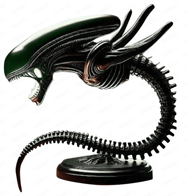 Aliens Table Lamp Aliens Figure, Alien Xenomorph Figurine, 8.66 Inch (B ...