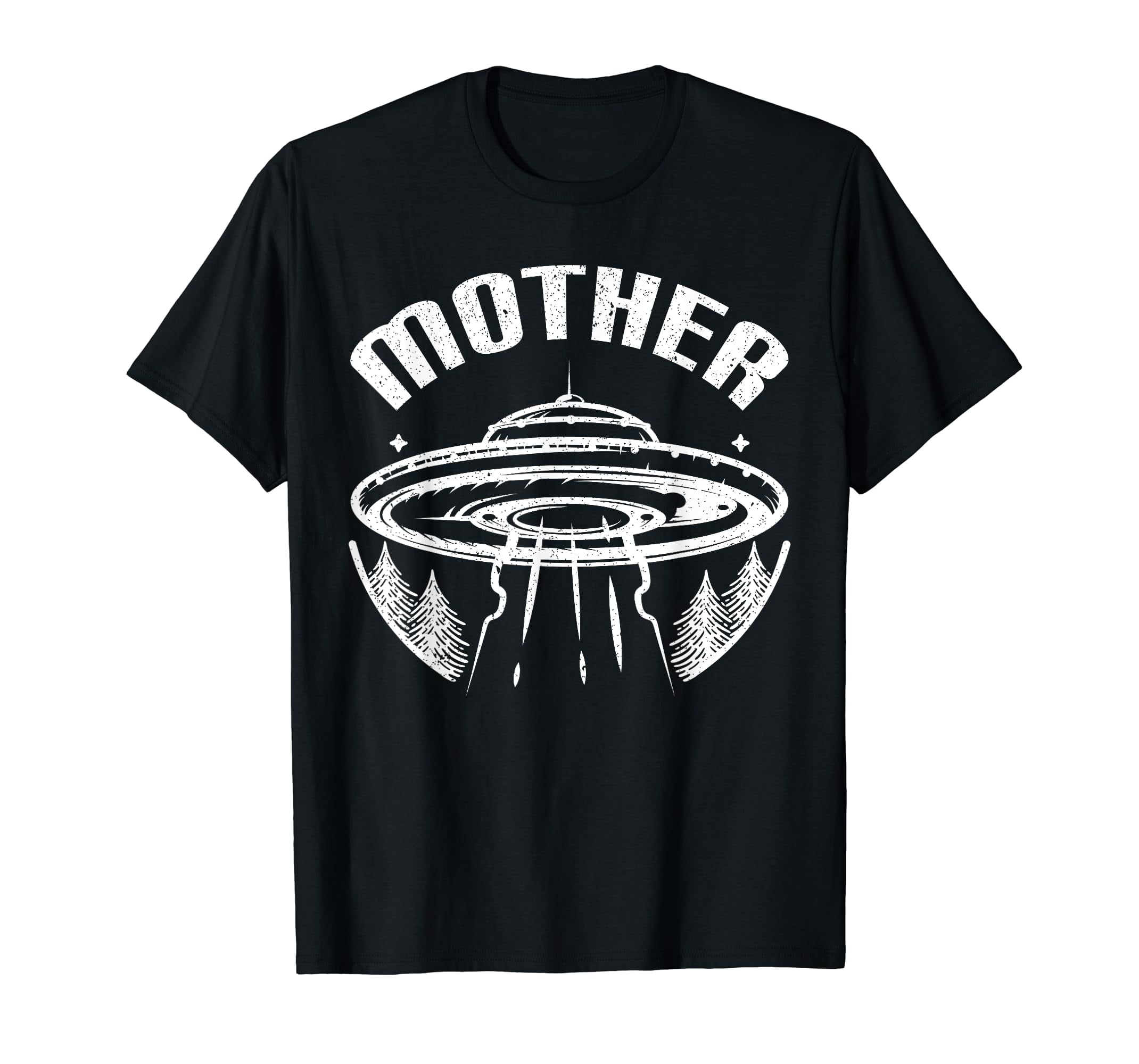 Aliens UFO Mother Ship Funny Alien Gift for Mother's Day T-Shirt ...