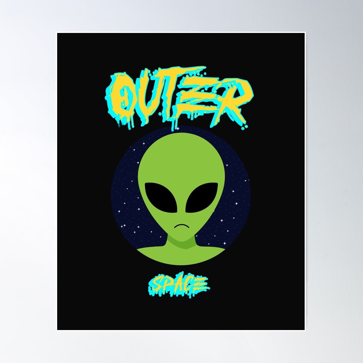 Aliens, Ufo, Invading, Outer Space Poster Wall Art, Modern Wall Decor ...