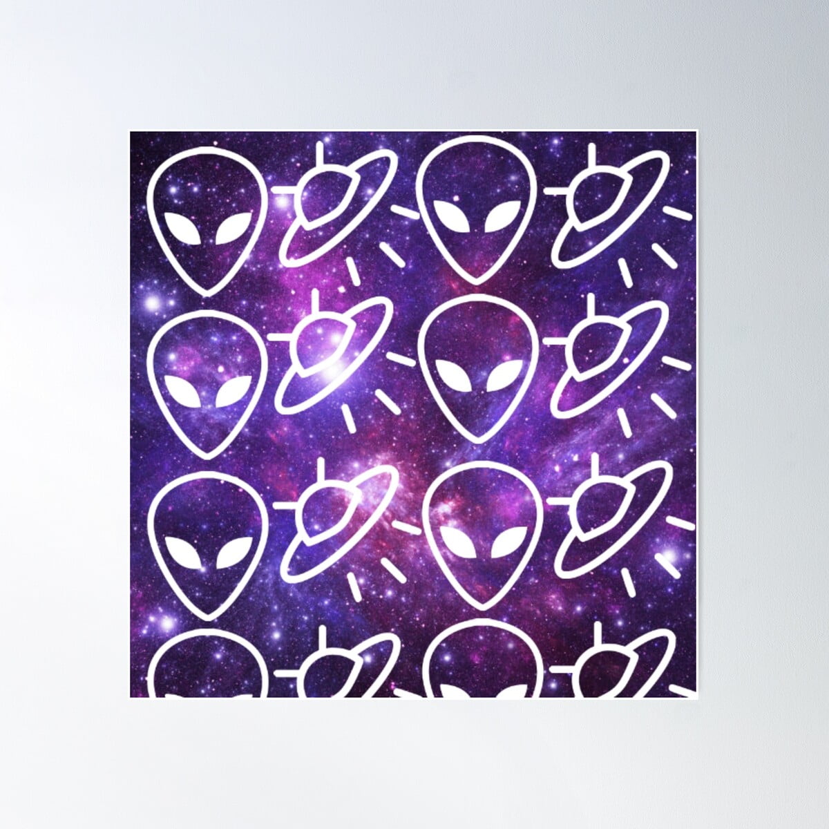 Aliens & Ufos Poster Wall Art, Modern Wall Decor For Living Room ...