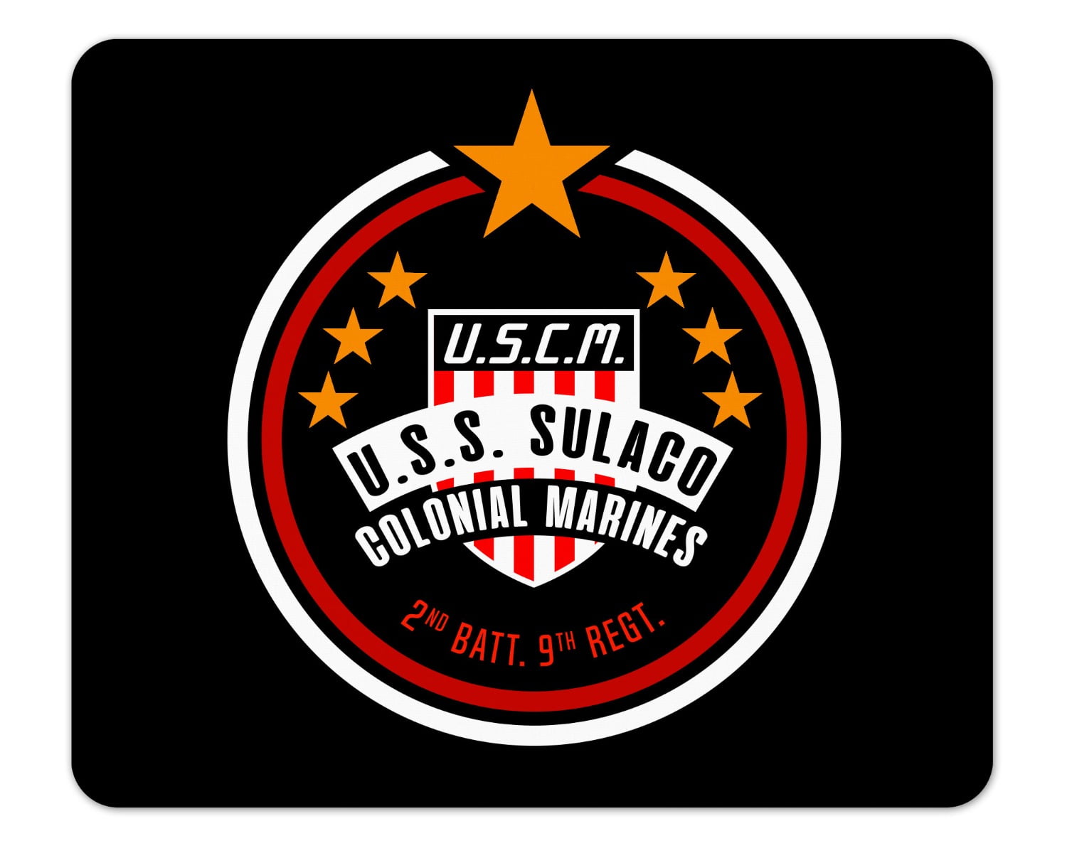 Aliens United States Colonial Marine Corps Logo 1/4" Thick Mouse Pad ...