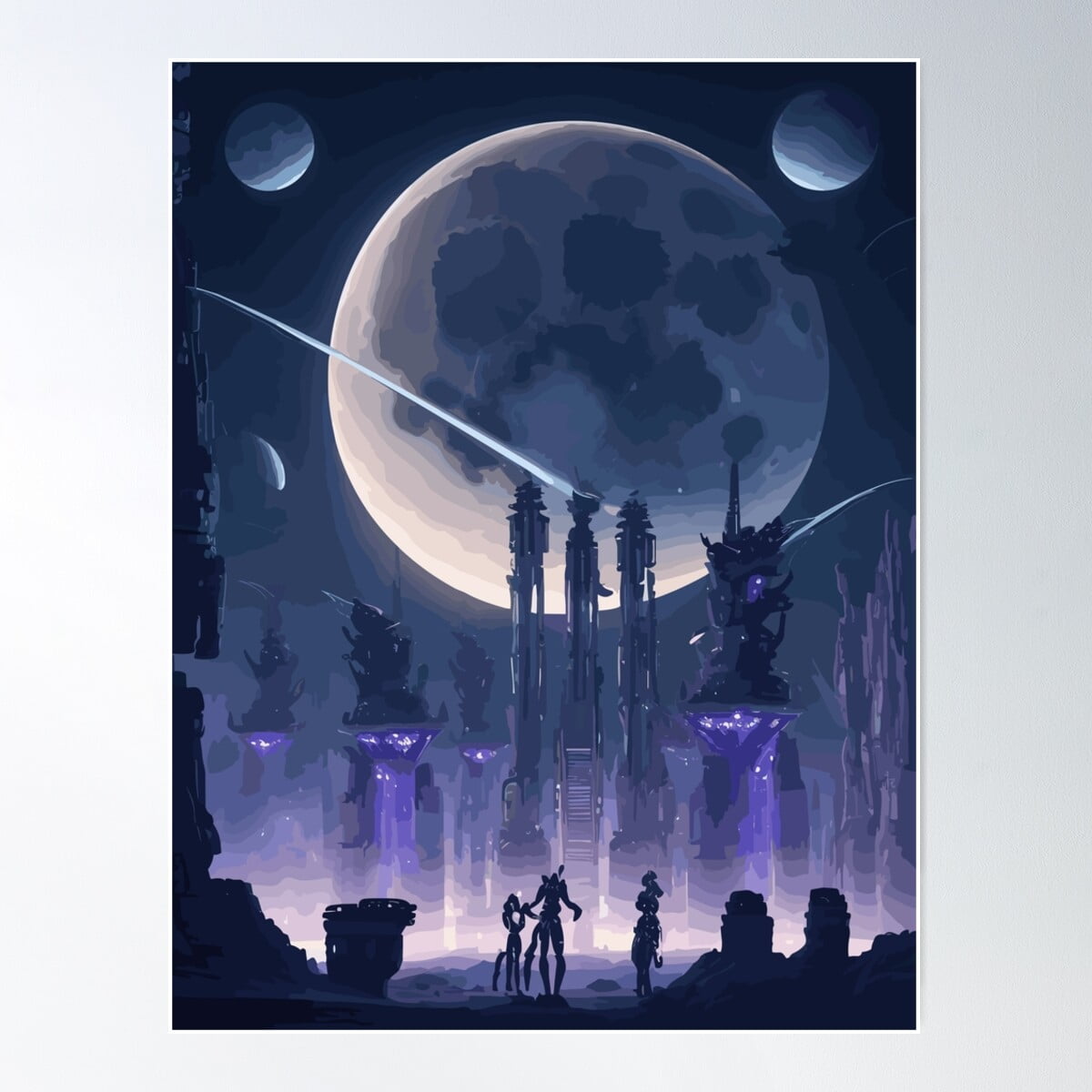 Aliens V Poster Wall Art, Modern Wall Decor For Living Room Bedroom ...