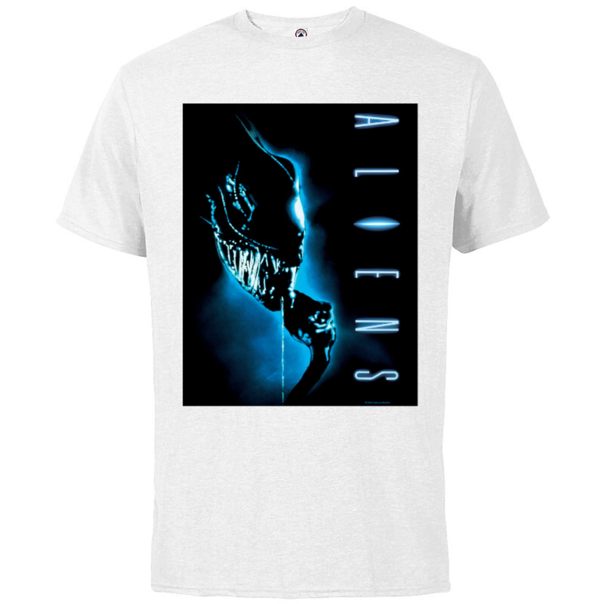 Aliens Xenomorph Retro Movie Poster - Short Sleeve Cotton T-Shirt for ...