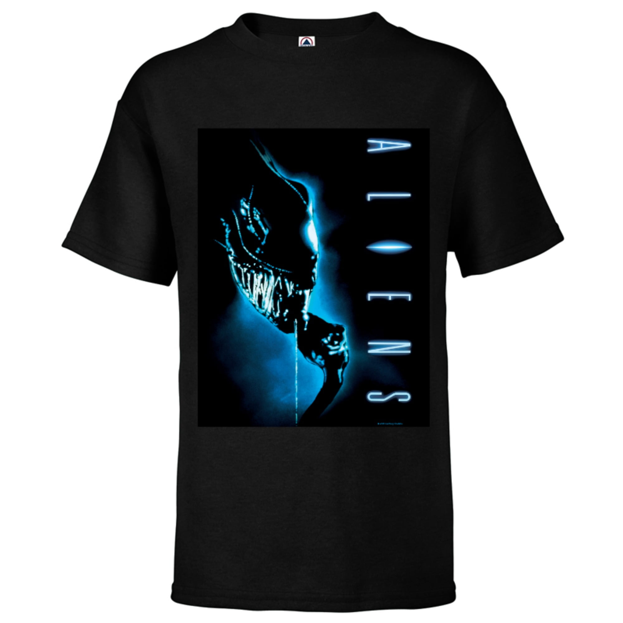 Aliens Xenomorph Retro Movie Poster - Short Sleeve T-Shirt for Kids ...