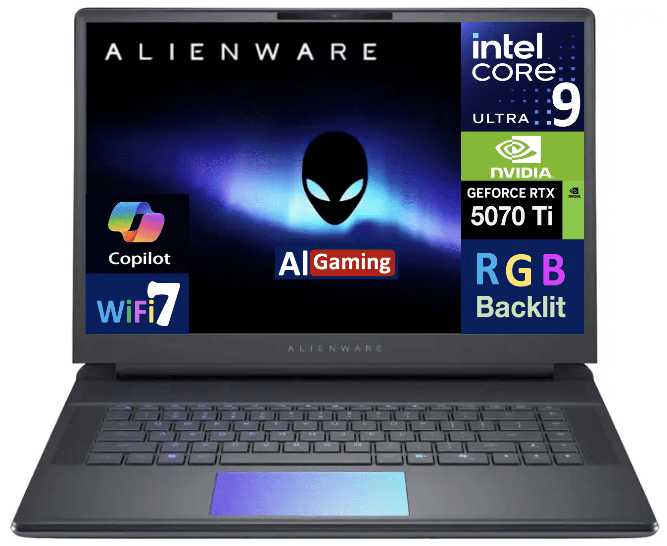 Alienware 16 Area-51 AI Gaming Laptop 16.0in 240Hz IPS WQXGA Display ...